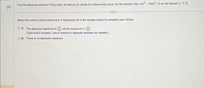 Solved can you find rhe maximum and the minimum which occurs | Chegg.com