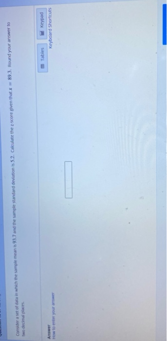 Solved Consider a set of data in which the sample mean is | Chegg.com