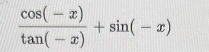 Solved Simplify To An Expression Involving A Single Trig