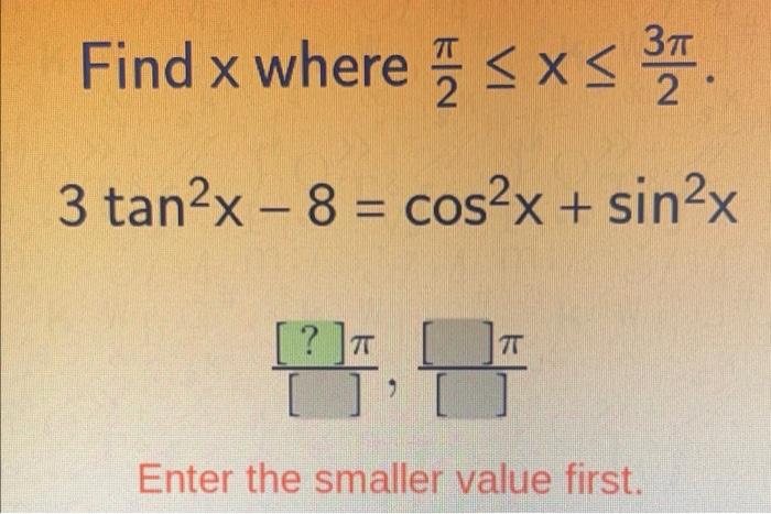 Solved Find x where | Chegg.com