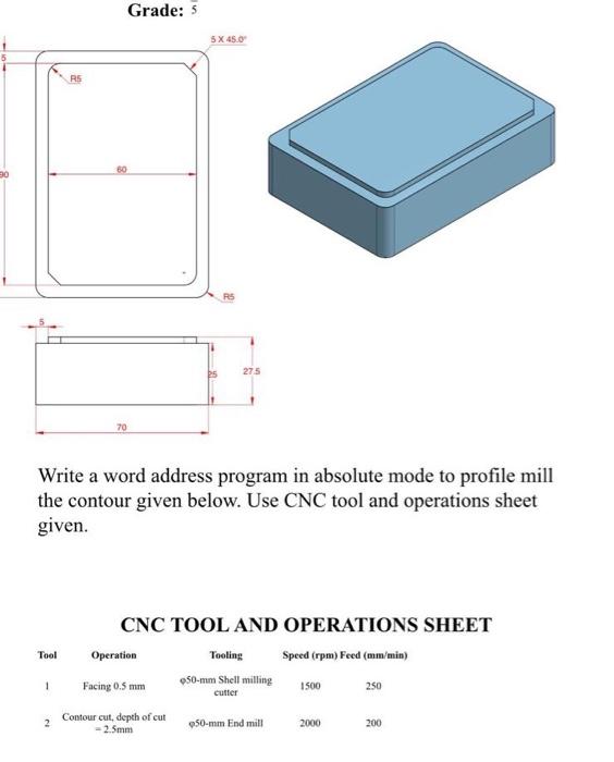 Solved 5 90 Tool 1 R5 2 60 70 Grade: 5 Write a word address | Chegg.com