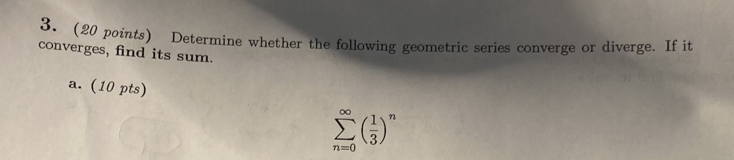 Solved (20 points) Determine whether the following | Chegg.com Solved (20 points) Determine whether the following | Chegg.com