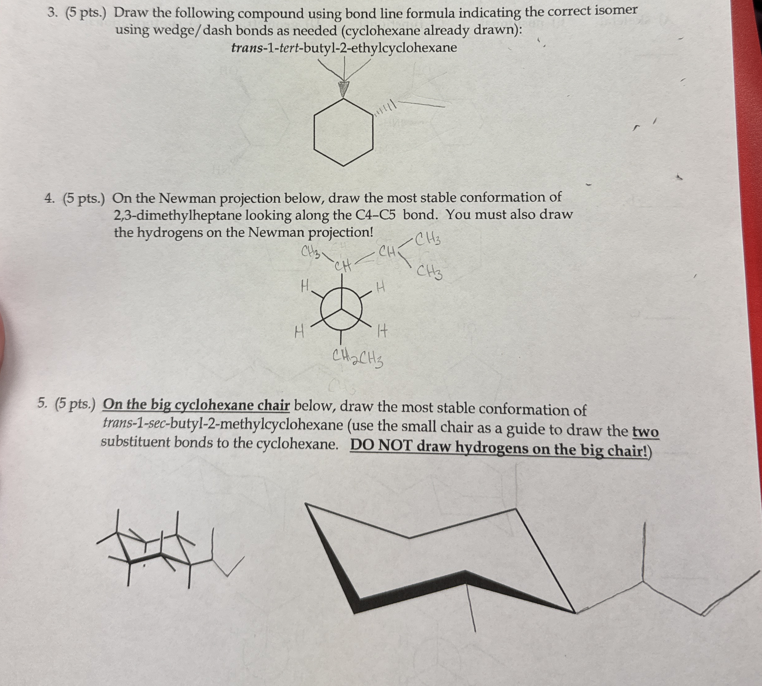 Can someone please check my work on these 3 ﻿and let | Chegg.com