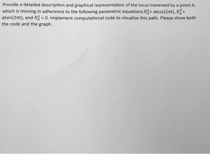 Solved Provide a detailed description and graphical | Chegg.com