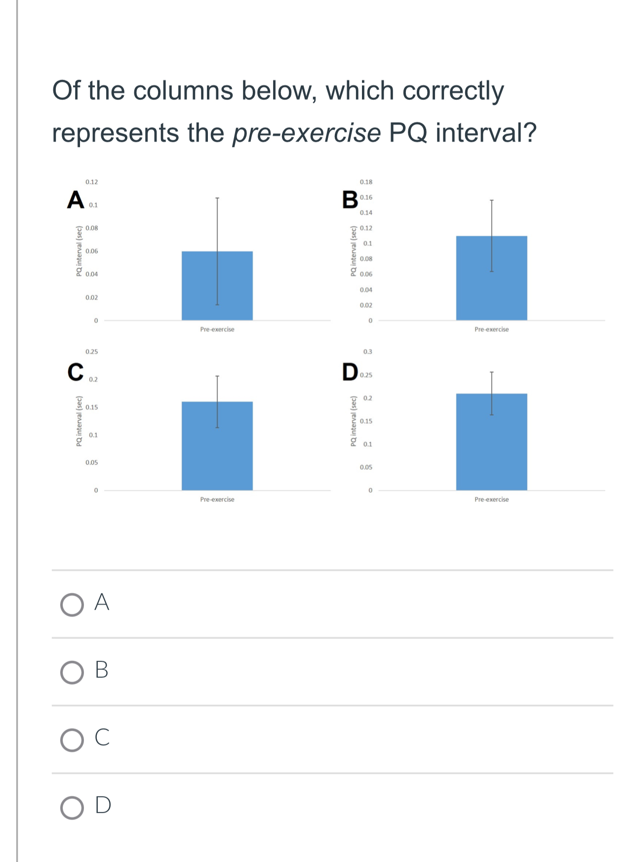 Solved Of the columns below, which correctly represents the | Chegg.com