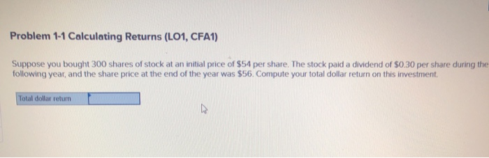 Solved Problem 1-18 Arithmetic and Geometric Returns (L01, | Chegg.com