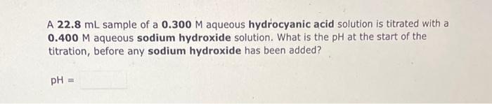 Solved When a 20.3 mL sample of a 0.386M aqueous acetic acid | Chegg.com