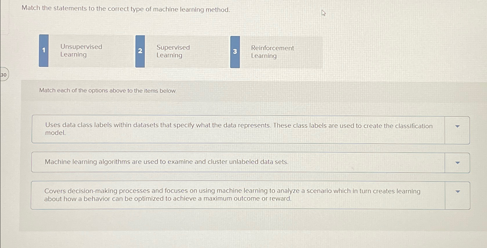 Solved Match the statements to the correct type of machine | Chegg.com
