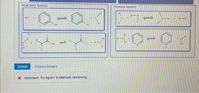Solved Acids and Bases: Predicting the Position of | Chegg.com