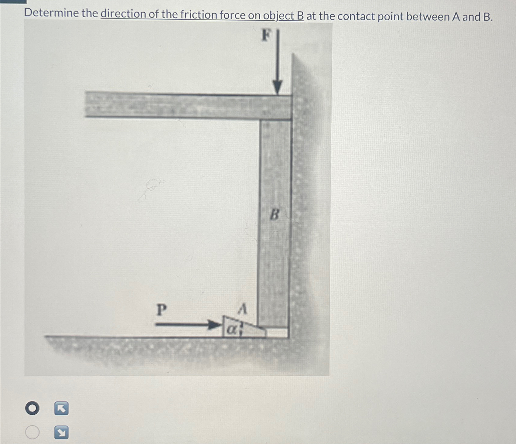 Solved Determine the direction of the friction force on | Chegg.com