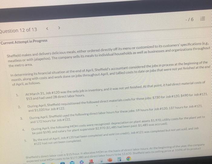 Solved stion 12 of 13 −16≡ (To record DM costs incurred for | Chegg.com