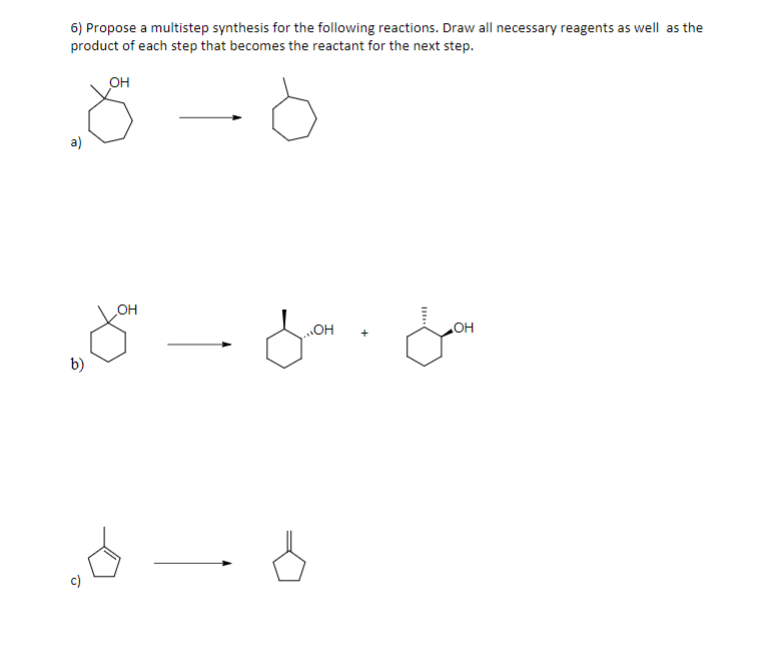 Solved Propose a multistep synthesis for the following | Chegg.com