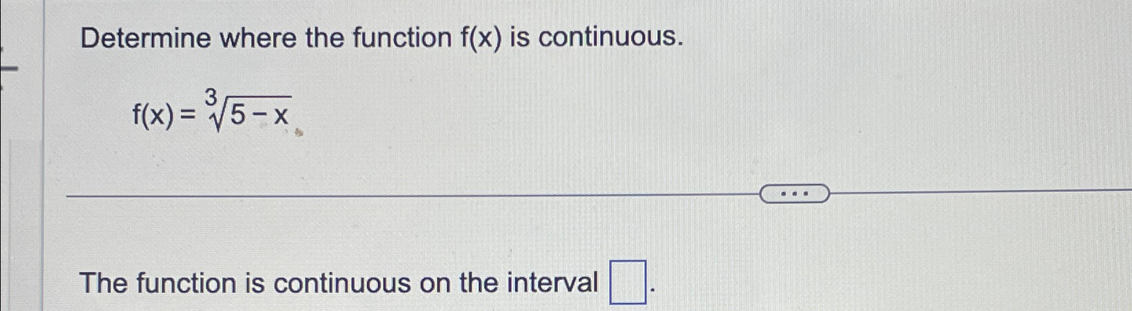 Solved Determine where the function f(x) ﻿is | Chegg.com