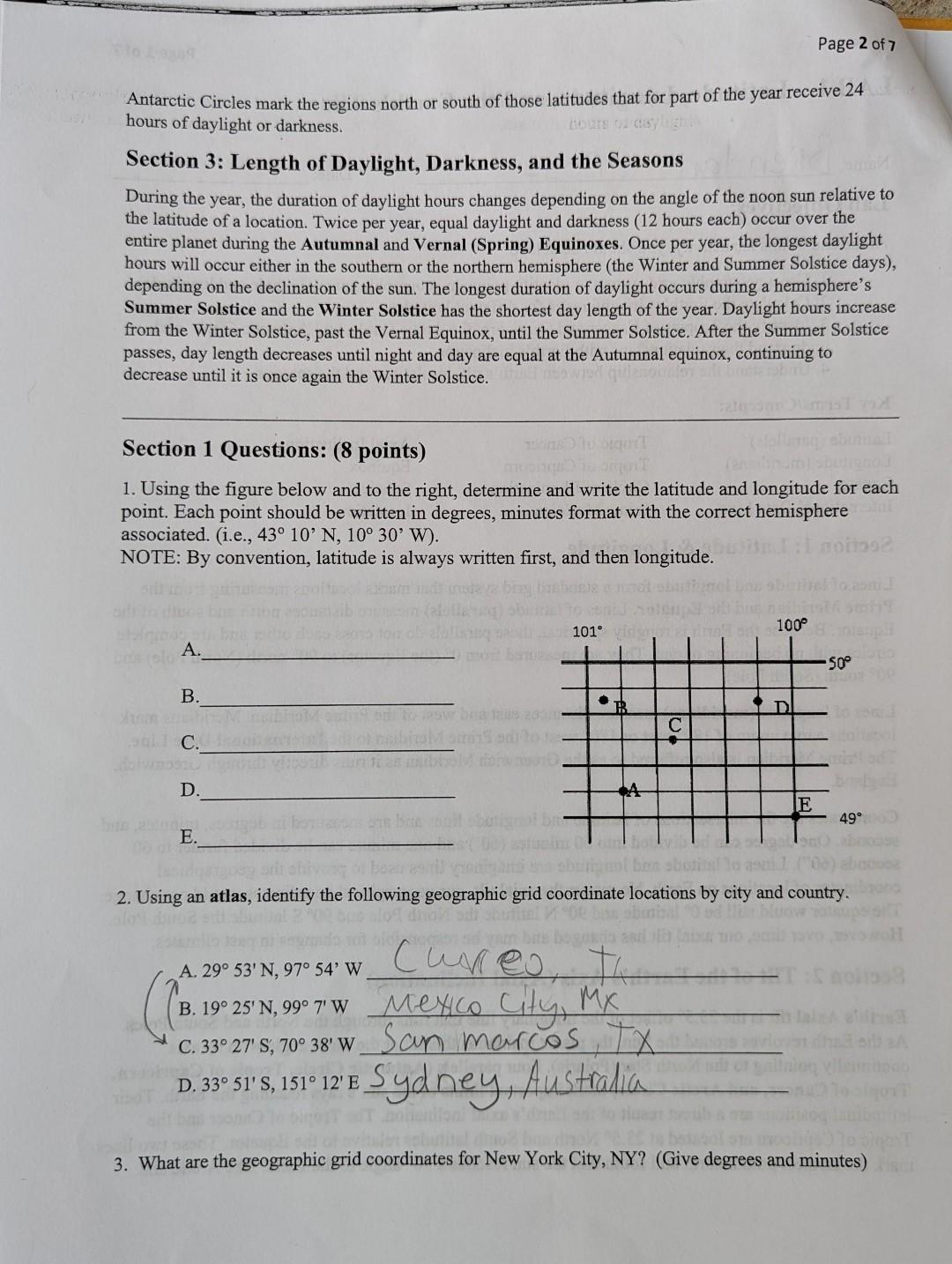 Section 3 Questions: (10 points) For this exercise, | Chegg.com