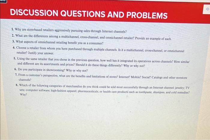 Solved 1. Distinguish between variety and assortment. Why | Chegg.com