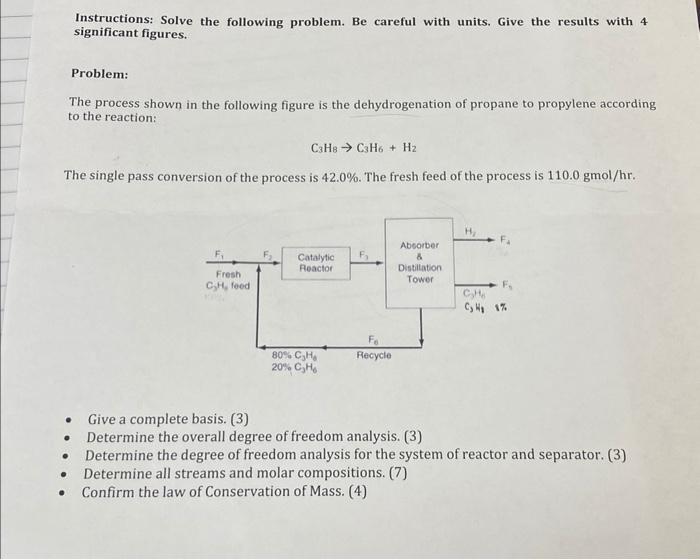 Solved Instructions: Solve the following problem. Be careful | Chegg.com