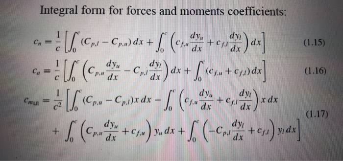 this is an aerodynamics 1 course. the question is to | Chegg.com