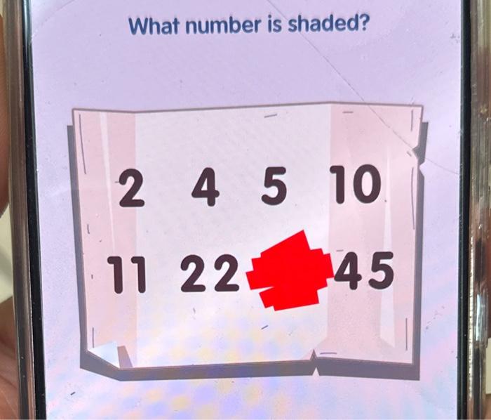 Solved What number is shaded? | Chegg.com