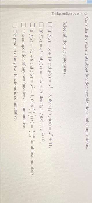 Solved Macmillan Learning Consider the statements about | Chegg.com