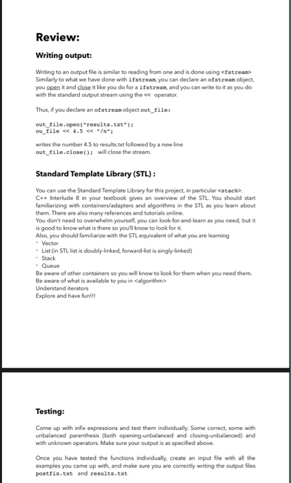 Solved For this project you will implement a simple | Chegg.com