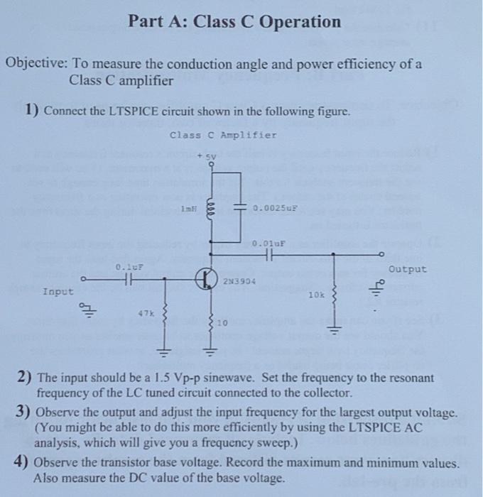 Objective: To measure the conduction angle and power | Chegg.com