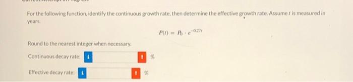 For the following function, identify the continuous | Chegg.com