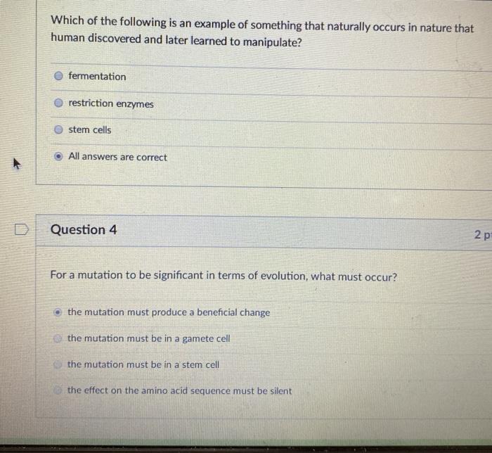 Solved Which of the following is an example of something | Chegg.com