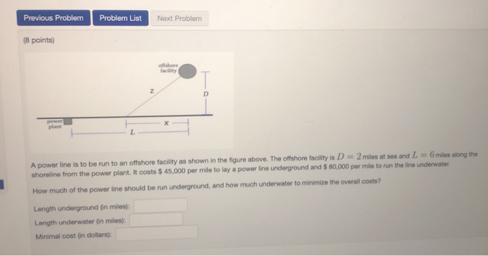 Solved Previous Problem Problern List Next Problem (8 | Chegg.com
