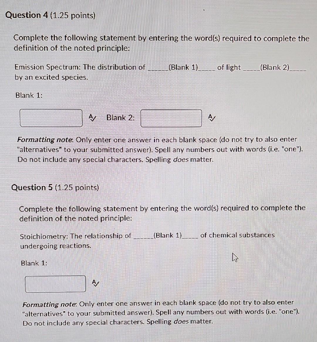 Solved Complete the following statement by entering the | Chegg.com