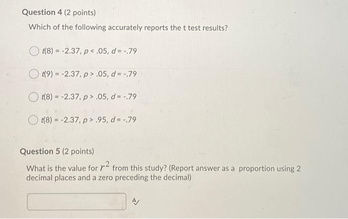 Solved When reporting descriptive statistics in an APA style | Chegg.com