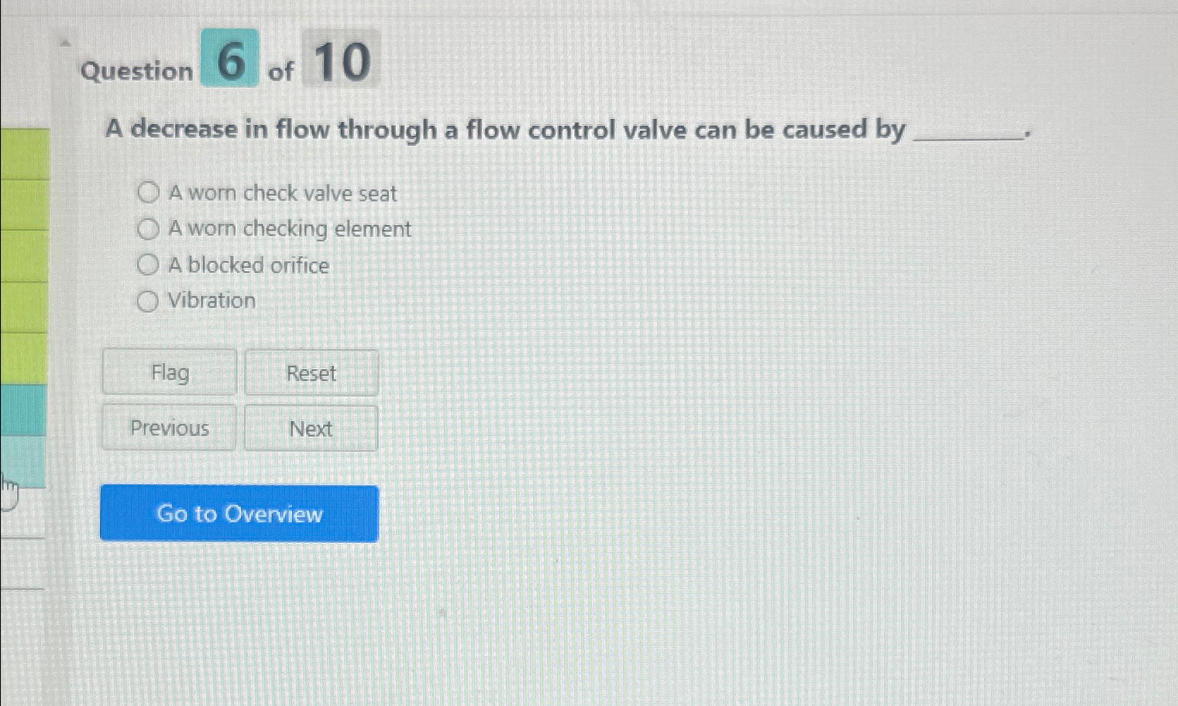 Solved Question of 10A decrease in flow through a flow | Chegg.com
