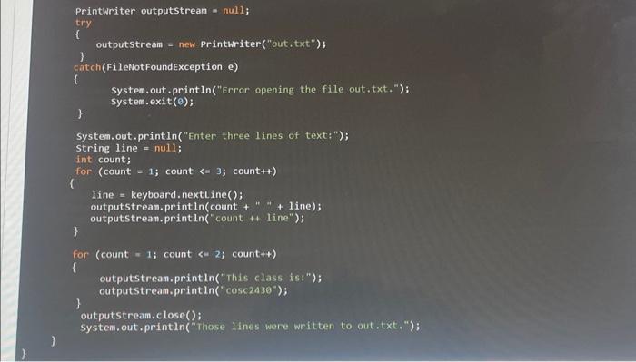Solved What is the output produced by the following program? | Chegg.com