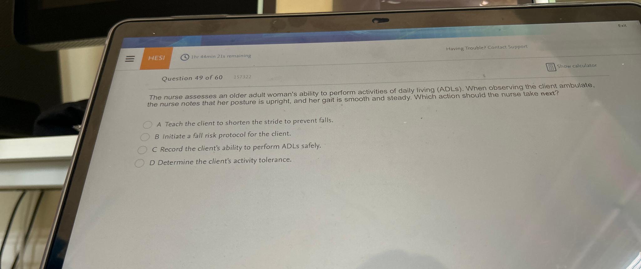 Solved HESIIhr 44min21 ﻿s remainingQuestion 49 ﻿of 60Having | Chegg.com
