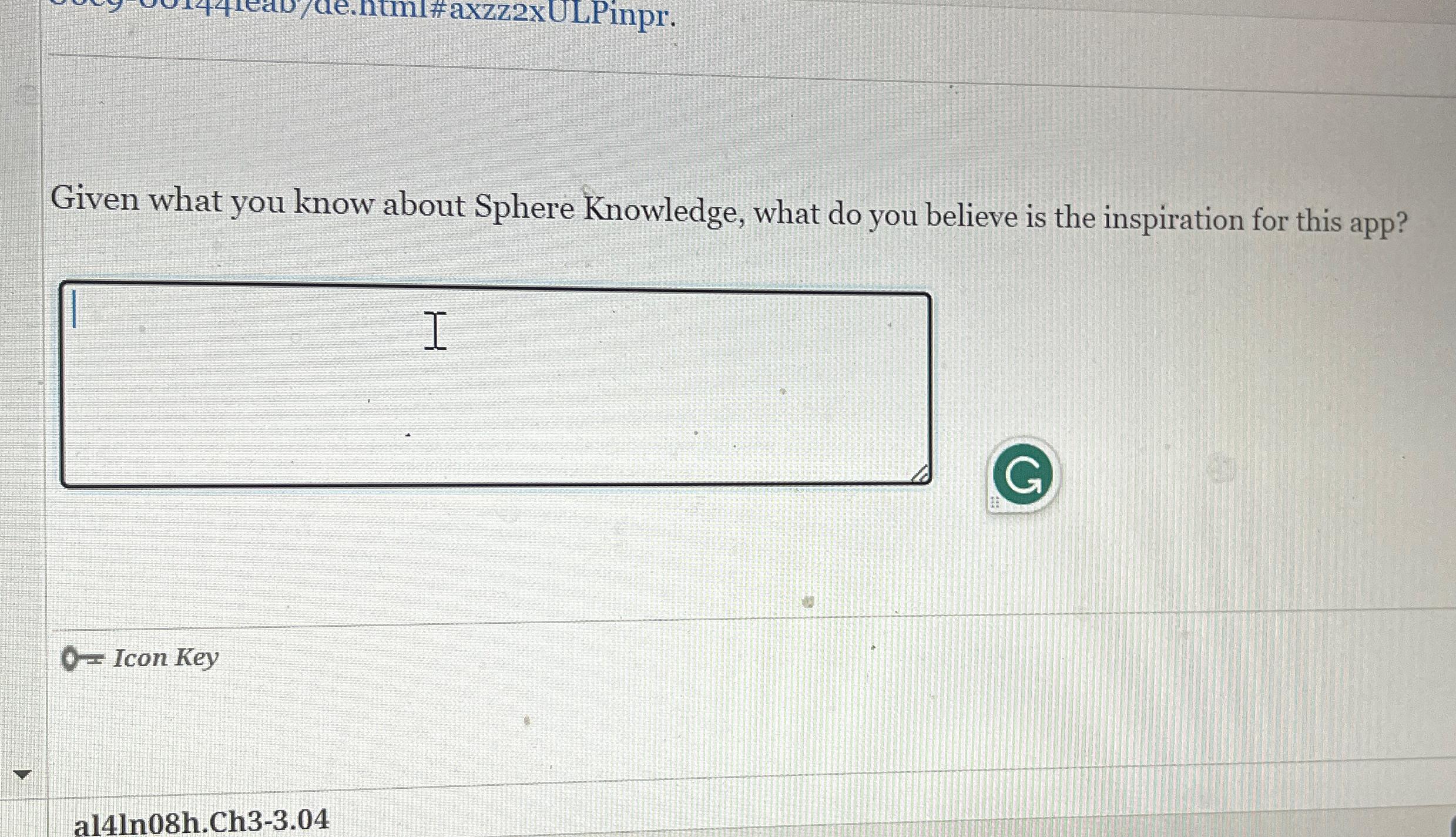 Solved Given what you know about Sphere Knowledge, what do | Chegg.com