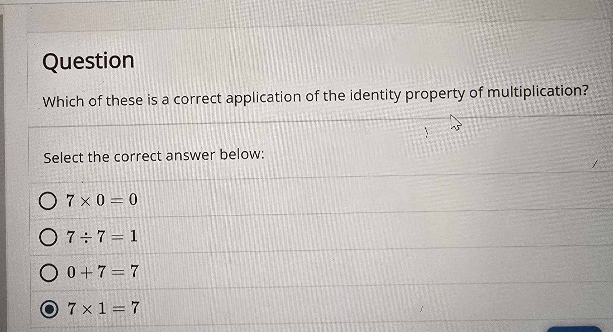 Solved QuestionWhich of ﻿these is ﻿a correct application of | Chegg.com