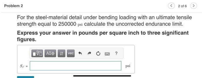 Solved For the steel-material detail under bending loading | Chegg.com