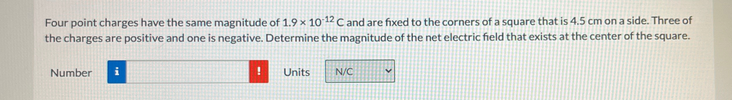 Solved Four point charges have the same magnitude of | Chegg.com