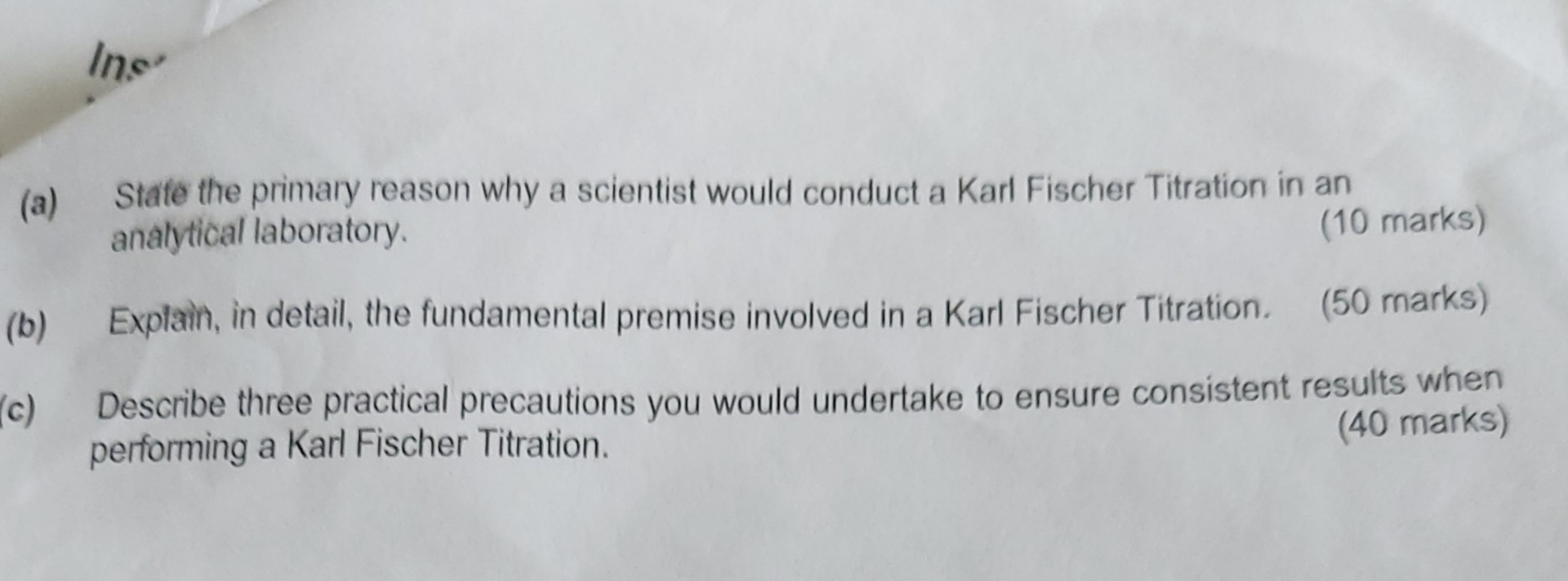 Solved (a) ﻿State the primary reason why a scientist would | Chegg.com