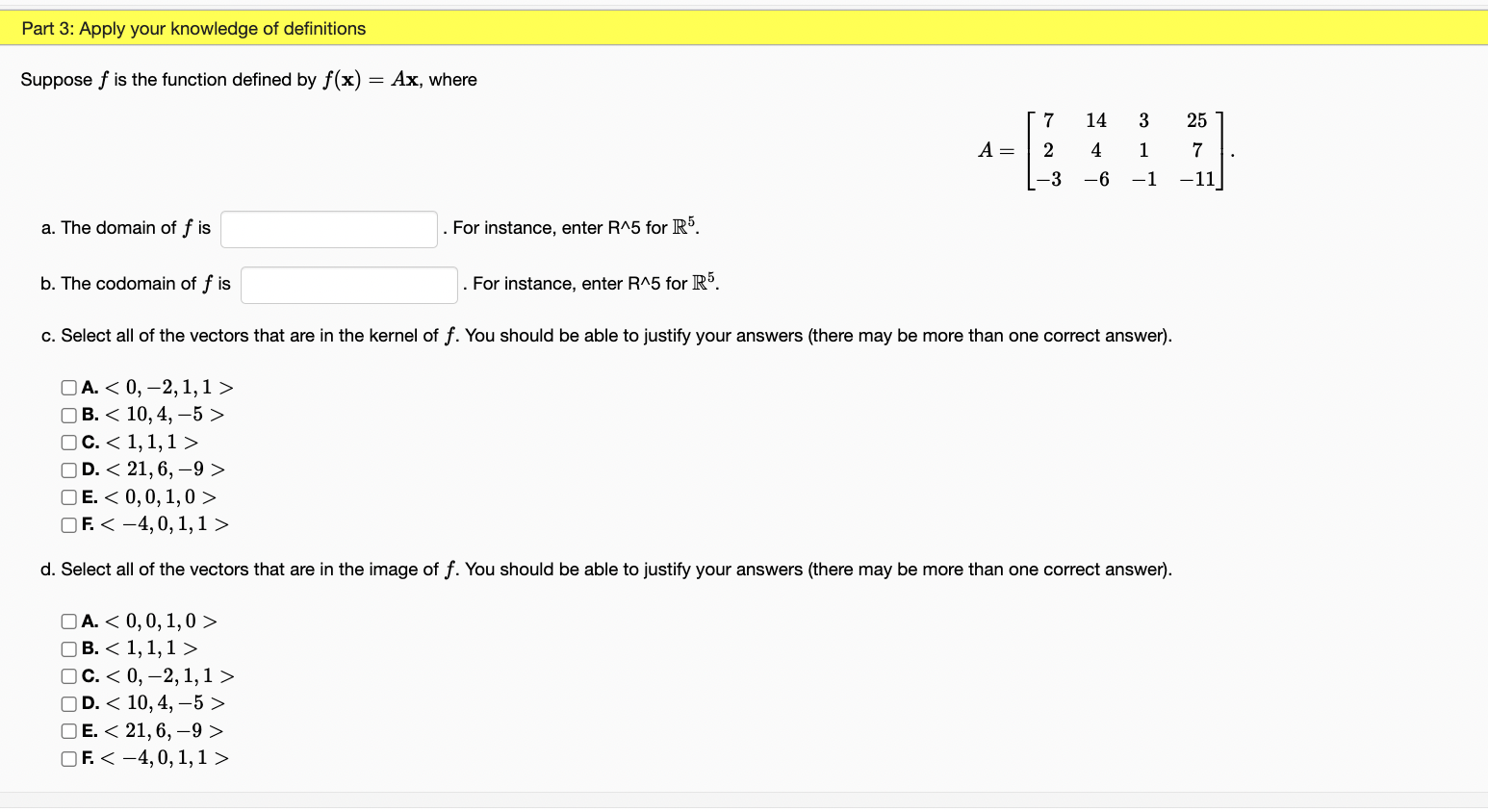 Solved Part 3: Apply your knowledge of definitionsSuppose f | Chegg.com
