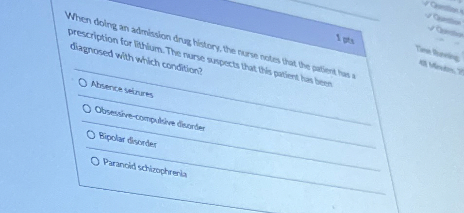 Solved When doing an admission drug history, the nurse noles | Chegg.com