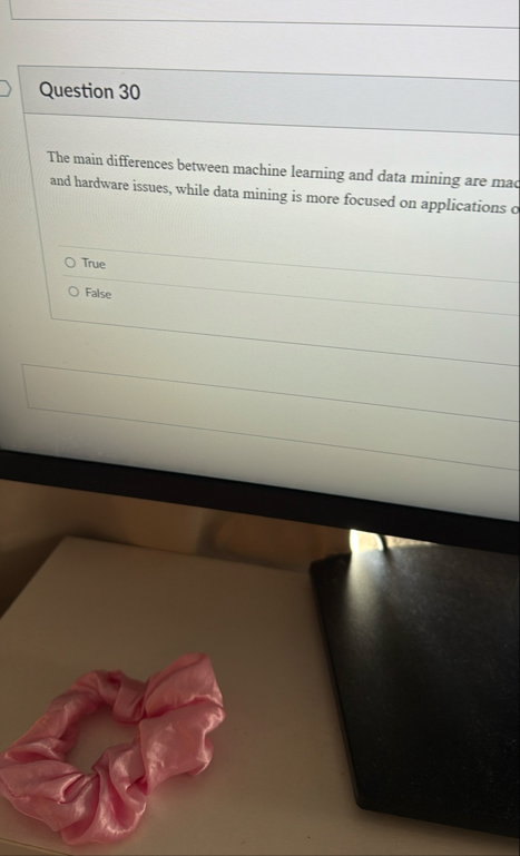 Solved Question 30The main differences between machine | Chegg.com