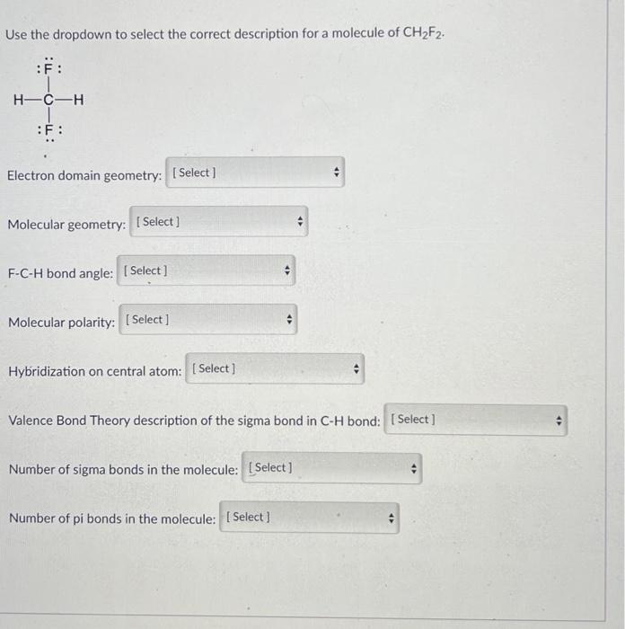 Solved Use the dropdown to select the correct description | Chegg.com
