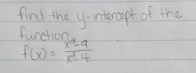 Solved find the y-intercept and x - ﻿intercept of the | Chegg.com