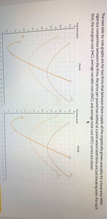 Solved The two side-by-side graphs are for two firms that | Chegg.com