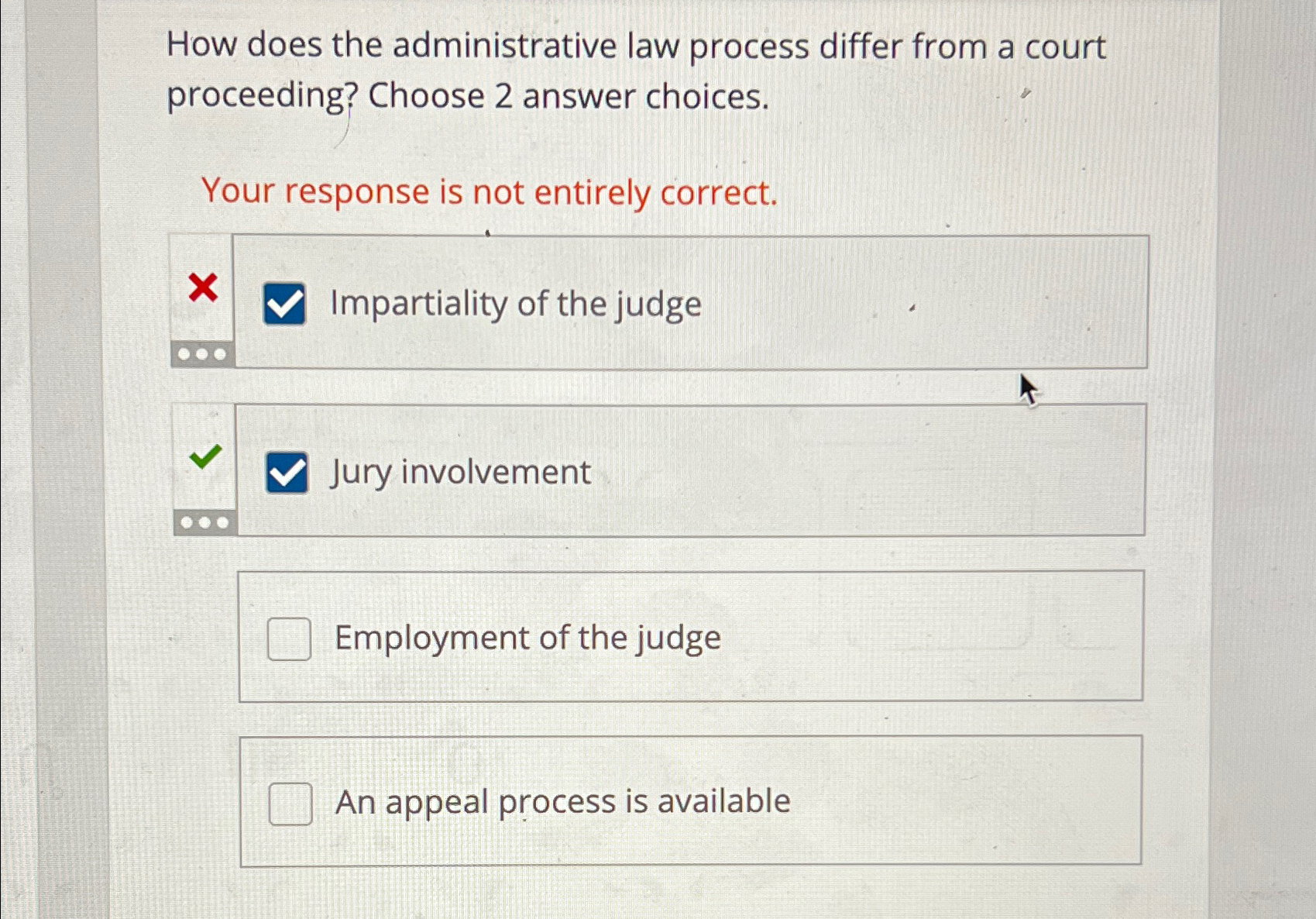 Solved How does the administrative law process differ from a | Chegg.com