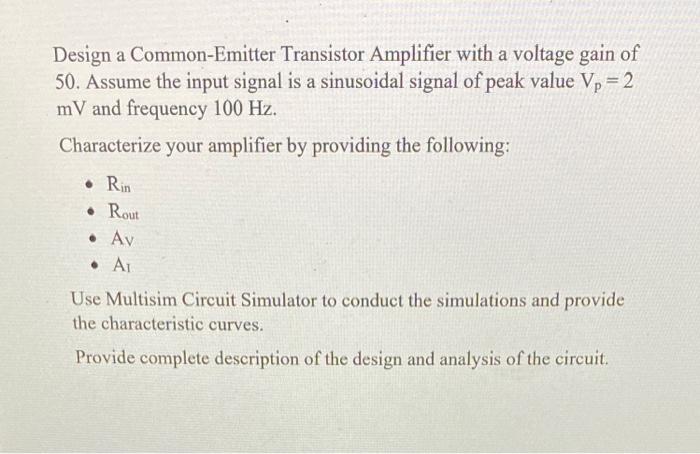 Solved Use Multisim circuit simulator to conduct the | Chegg.com