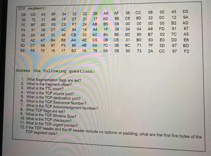 Solved Given that a frame is formatted as follows: | Chegg.com