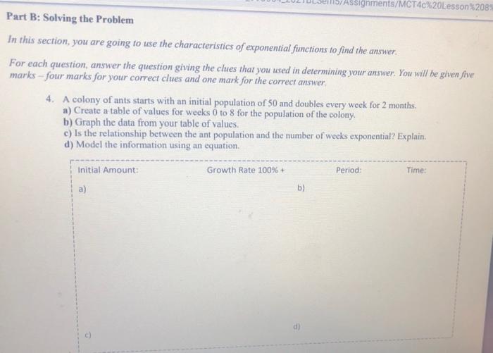 Solved Assignments/MCT4c%20Lesson's 208 Part B: Solving the | Chegg.com