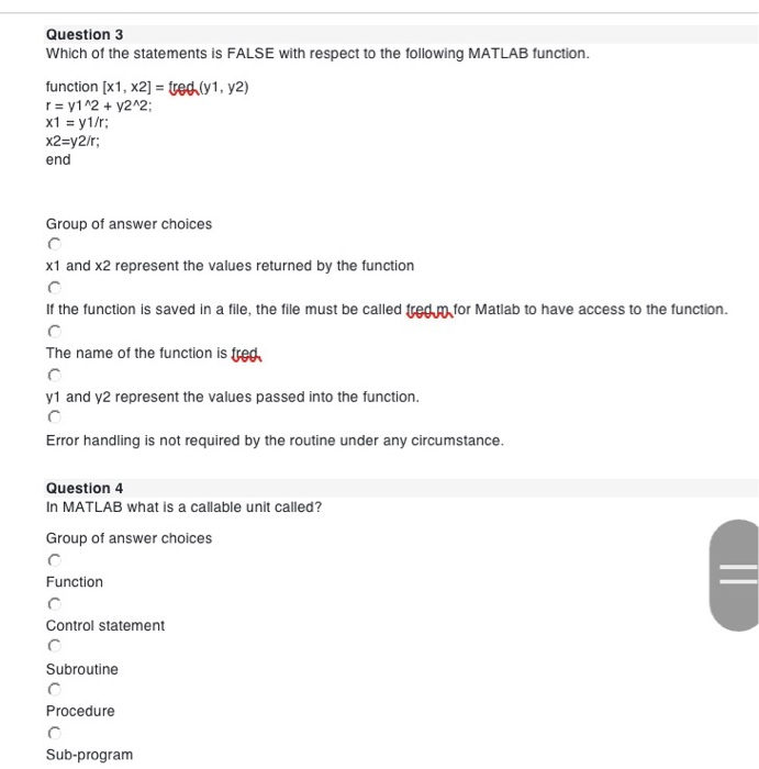 Solved Question 3 Which Of The Statements Is False With 
