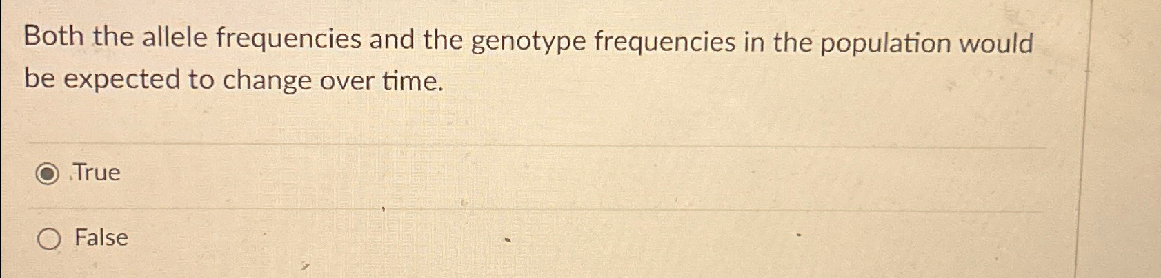 Solved Both the allele frequencies and the genotype | Chegg.com